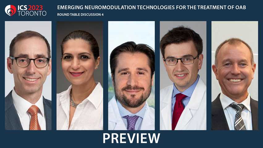 ICS | Emerging Neuromodulation Technologies for the Treatment of OAB (RT4)