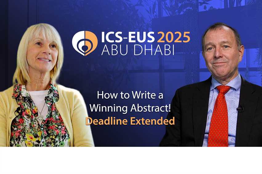 ICS News | ICS-EUS 2025 ABSTRACT DEADLINE EXTENSION: 9th April - submit now!